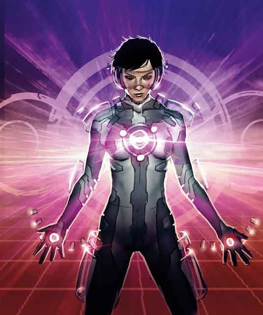 How to paint a Tron-style sci-fi character | Creative Bloq