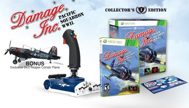 Damage Inc. Pacific Squadron WWII release date and flight stick bundle ...