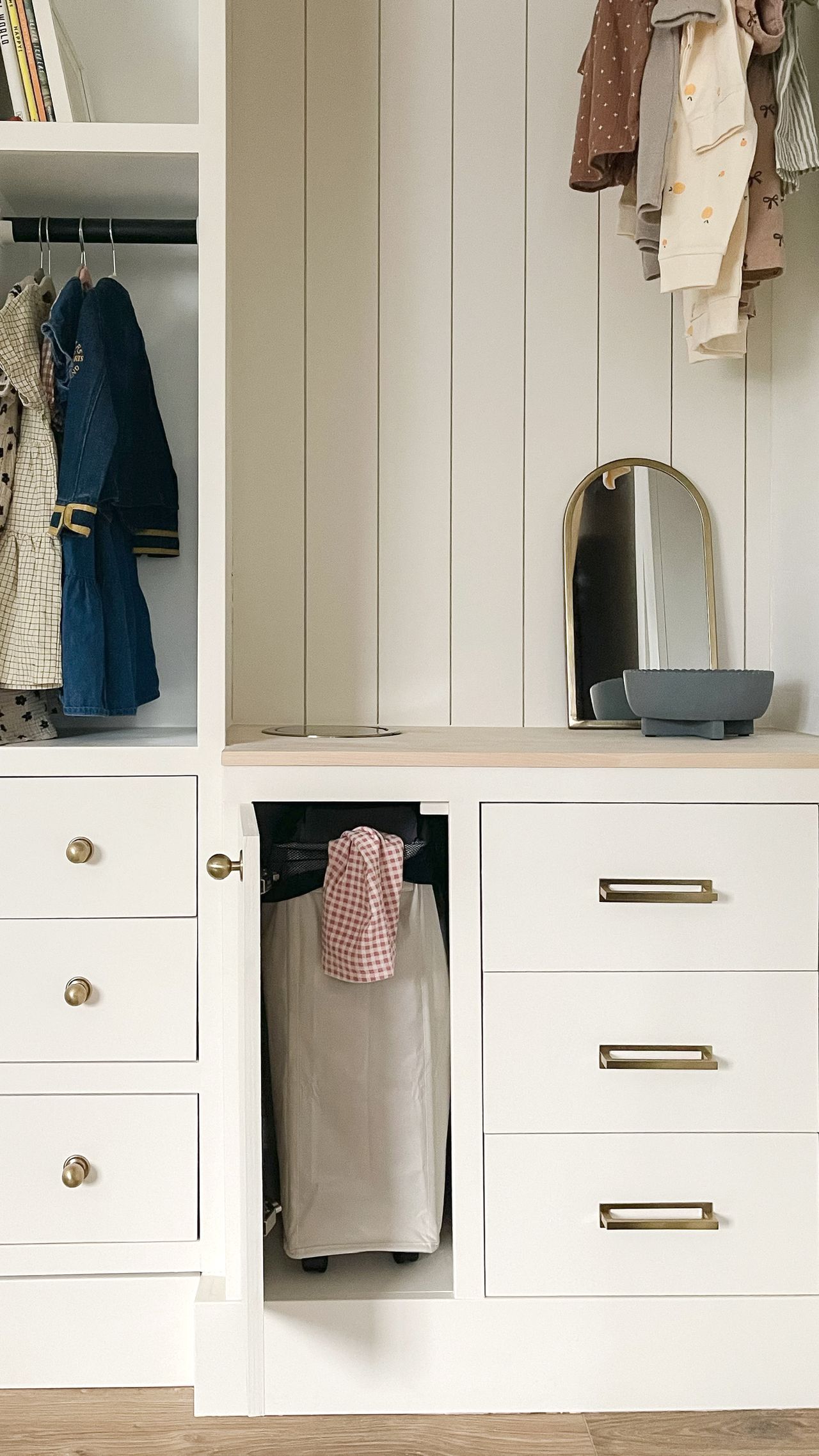 This DIY laundry chute makes kids' closet organization fun | Livingetc