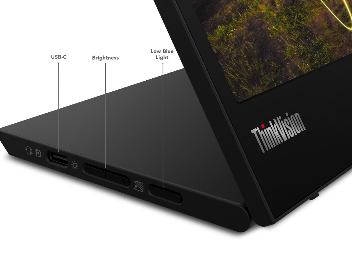 Lenovo's ThinkVision M15 mobile monitor makes the dual-monitor dream ...