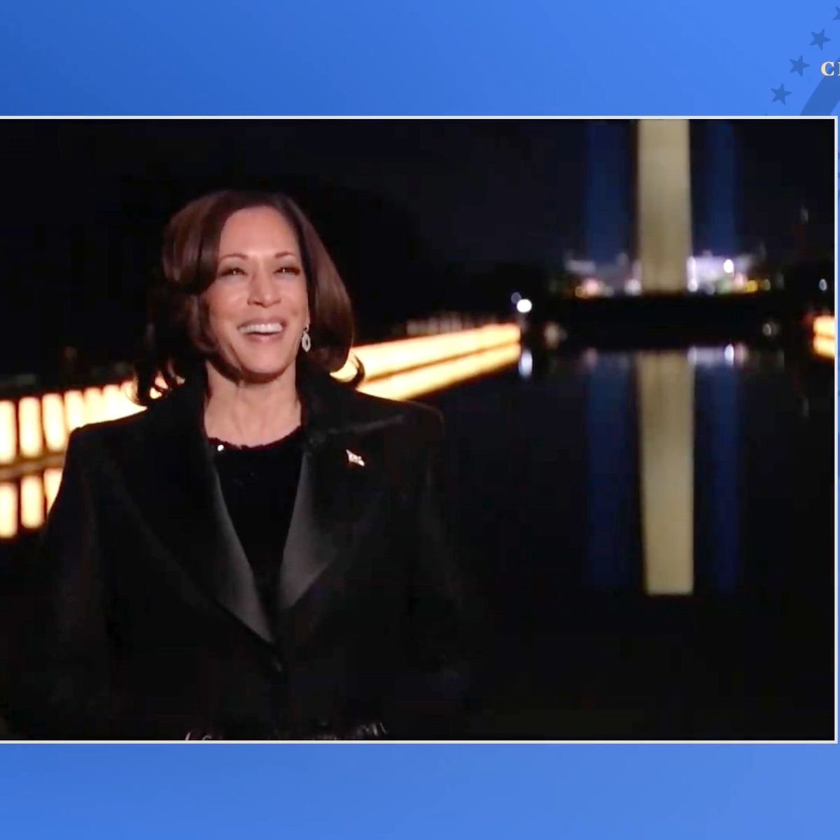 Kamala Harris Inauguration Night All-Black Outfit by Sergio Hudson ...
