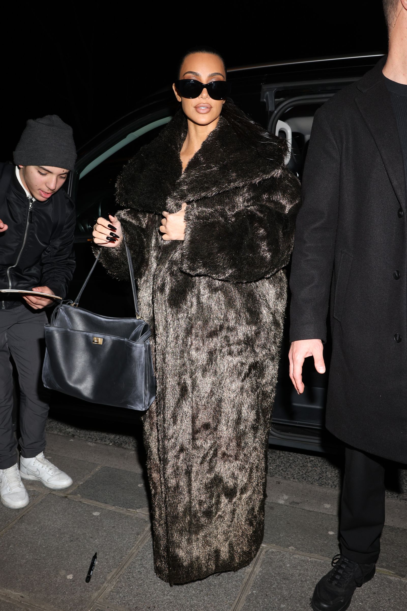 Opulent Fur Coats Dominate Celebrity Style at Paris Fashion Week ...