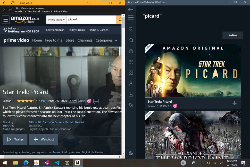 Amazon Prime Video for Windows 10 is better than a browser — but not ...