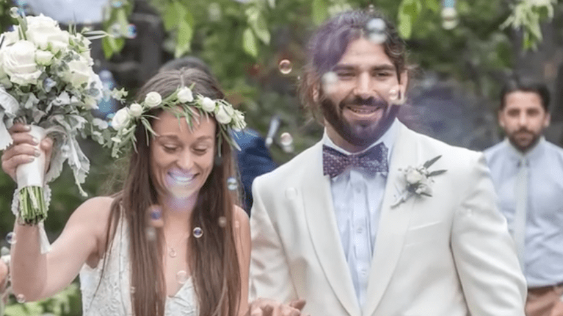 To surprise groom who is blind, bride wears special tactile wedding ...