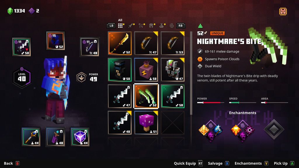 Minecraft Dungeons Best Weapons and Gear | Windows Central