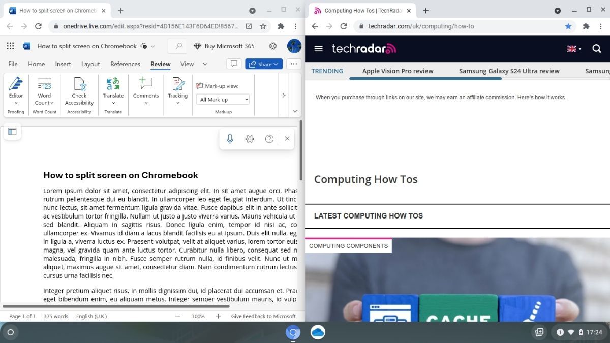How to use split screen on Chromebook | TechRadar
