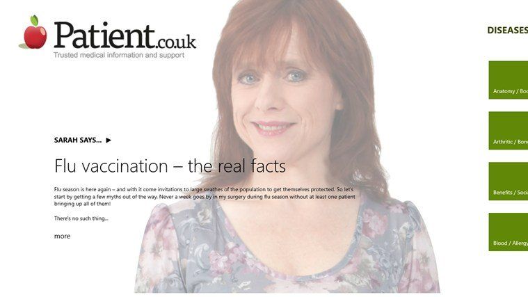 Patient.co.uk refreshed for Windows 8.1; ready to help you with all ...