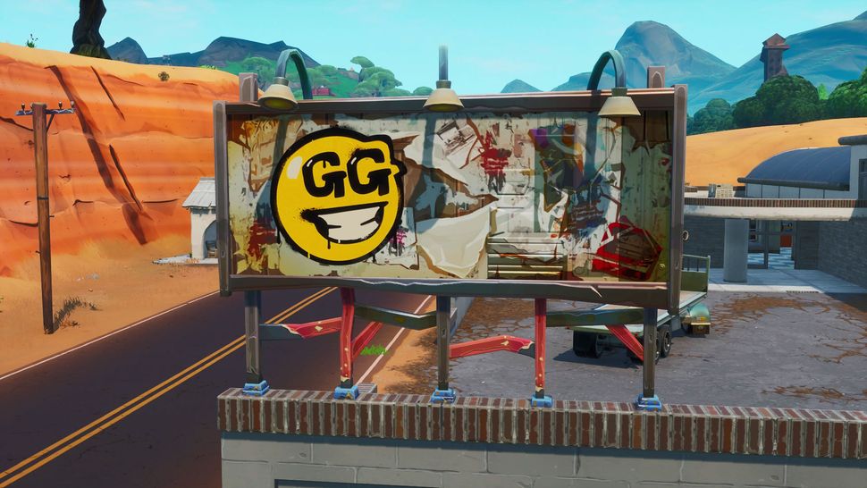 Fortnite graffiti covered billboards: Where to visit graffiti covered ...