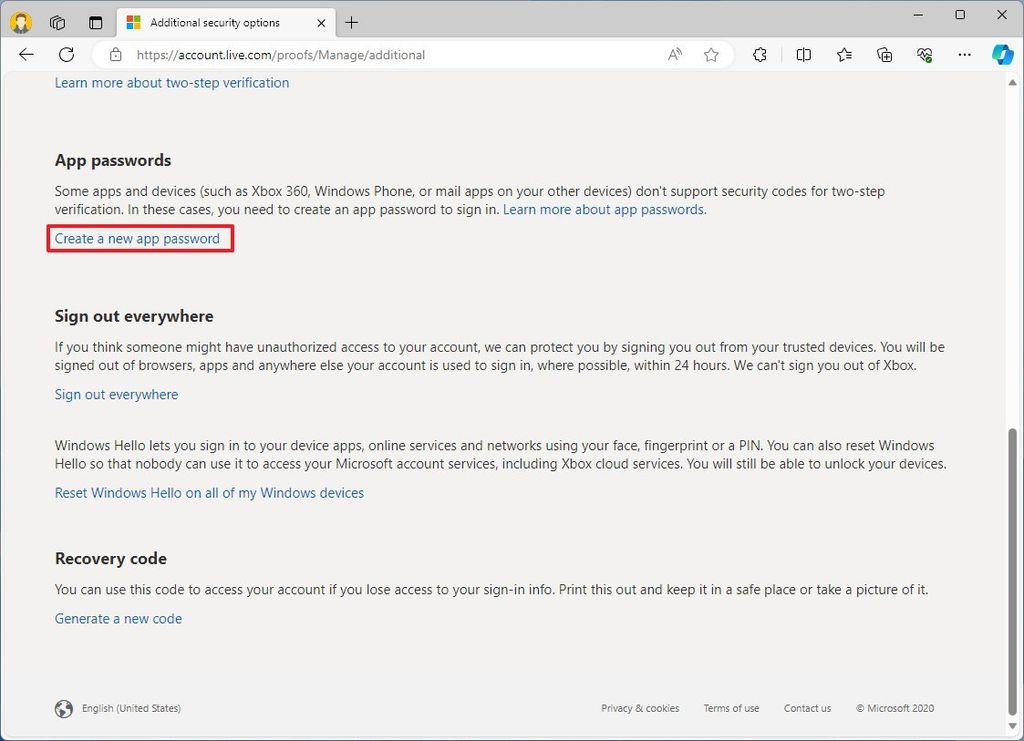 How to set up two-factor authentication (2FA) on a Microsoft account ...