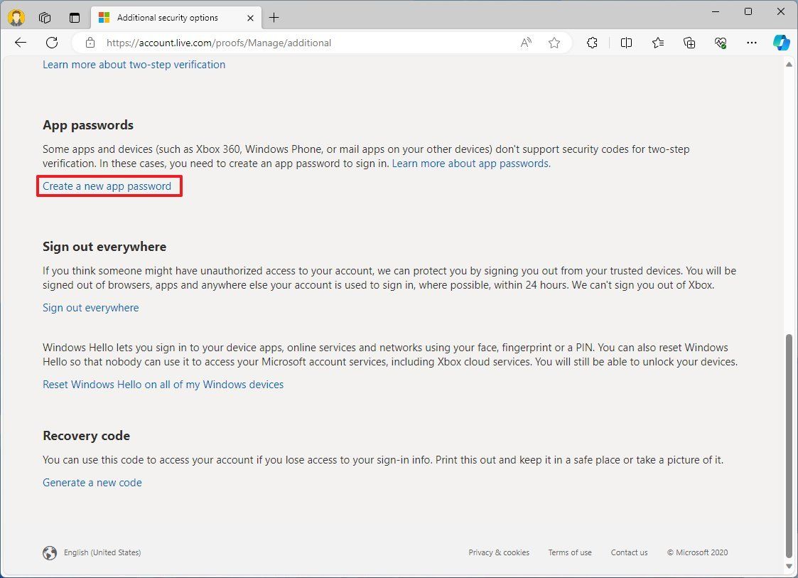 How to set up two-factor authentication (2FA) on a Microsoft account ...