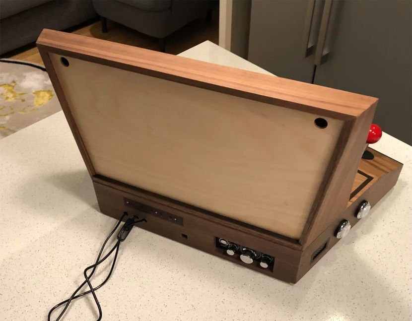 This Raspberry Pi Atari-Themed Walnut Arcade is Made For Two | Tom's ...