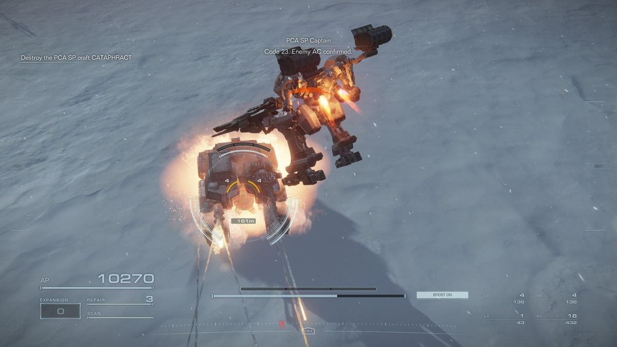 Armored Core 6: How to beat the CATAPHRACT PCA SP craft boss | Windows ...