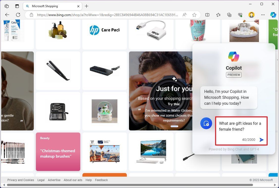 How to use Copilot to find products on Microsoft Shopping quickly ...