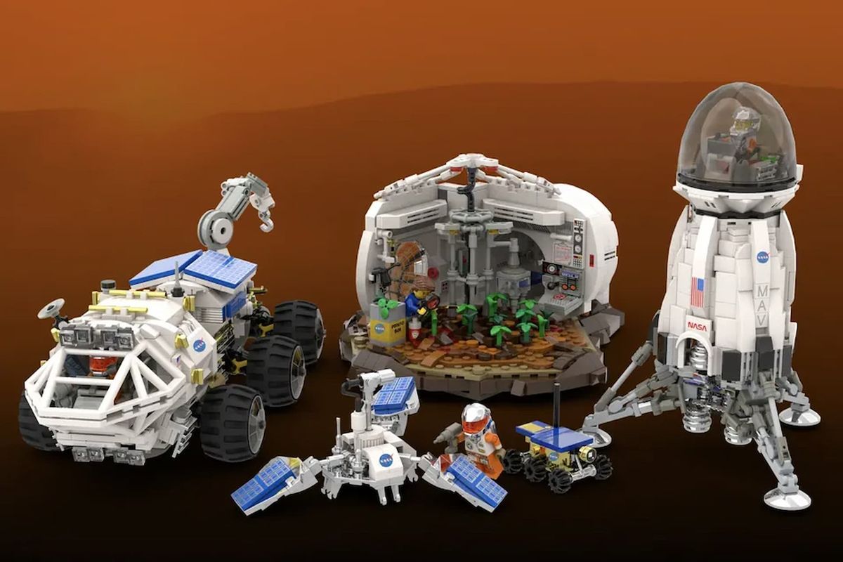 These Lego Ideas SLS rocket, Kerbal Space Program and 'The Martian ...