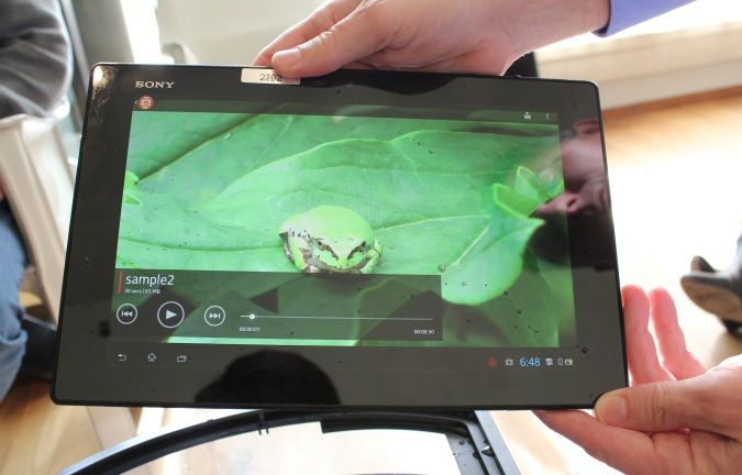 Sony Xperia Tablet Z is World's Thinnest Tablet, Goes Underwater ...