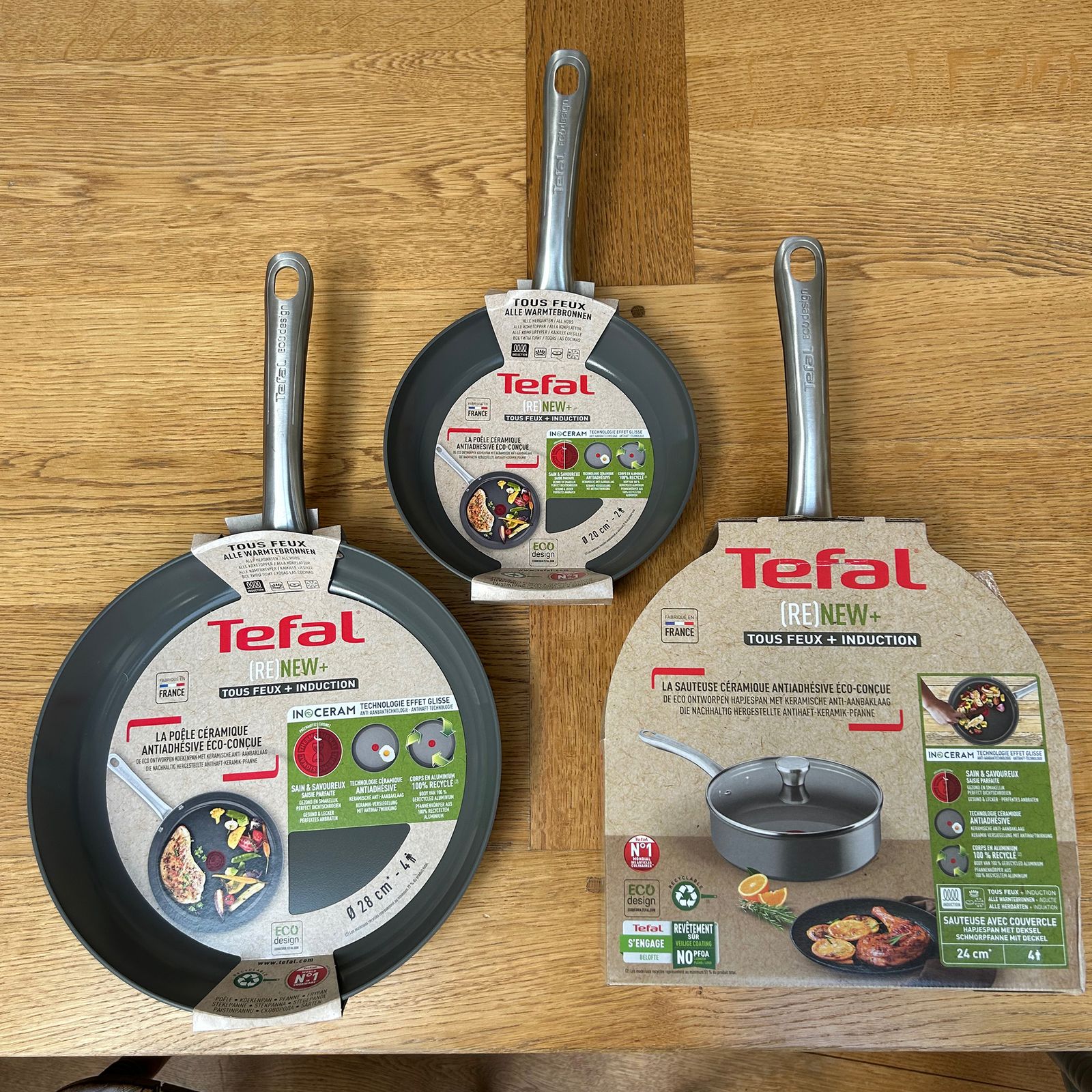 Tefal Renew+ Aluminium Ceramic Non-Stick Pans review | Ideal Home
