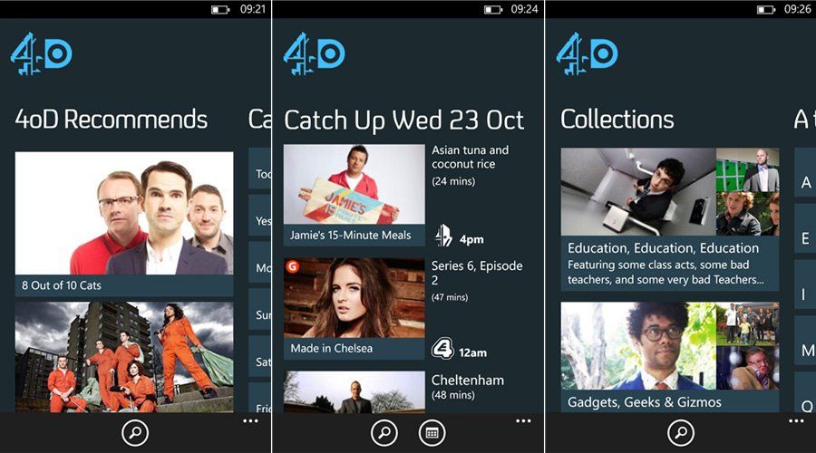 Official 4oD app streams on to Windows Phone to help you never miss ...