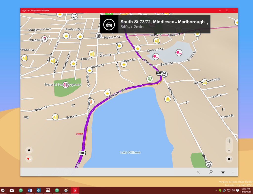 First look - Sygic GPS Navigation now a Windows 10 universal app in ...
