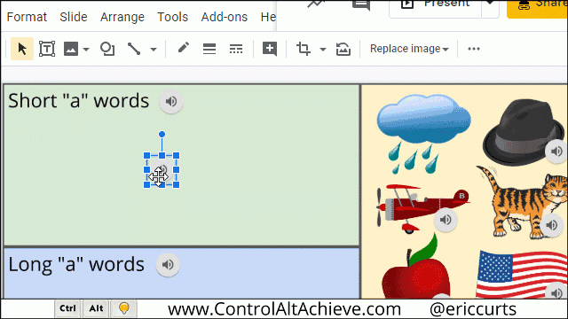 Google Slides Short and Long Vowel Sounds Audio Activity | Tech & Learning