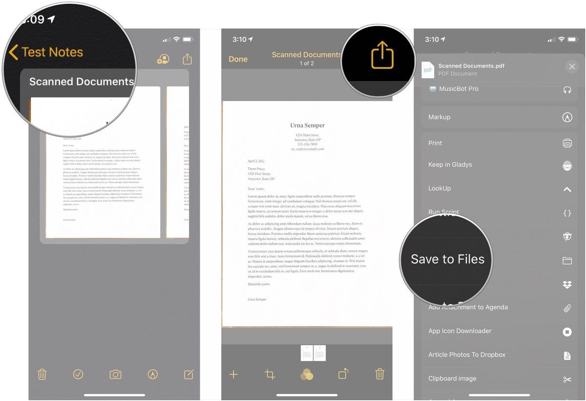 How to use the document scanner in the Notes app on iPhone and iPad | iMore