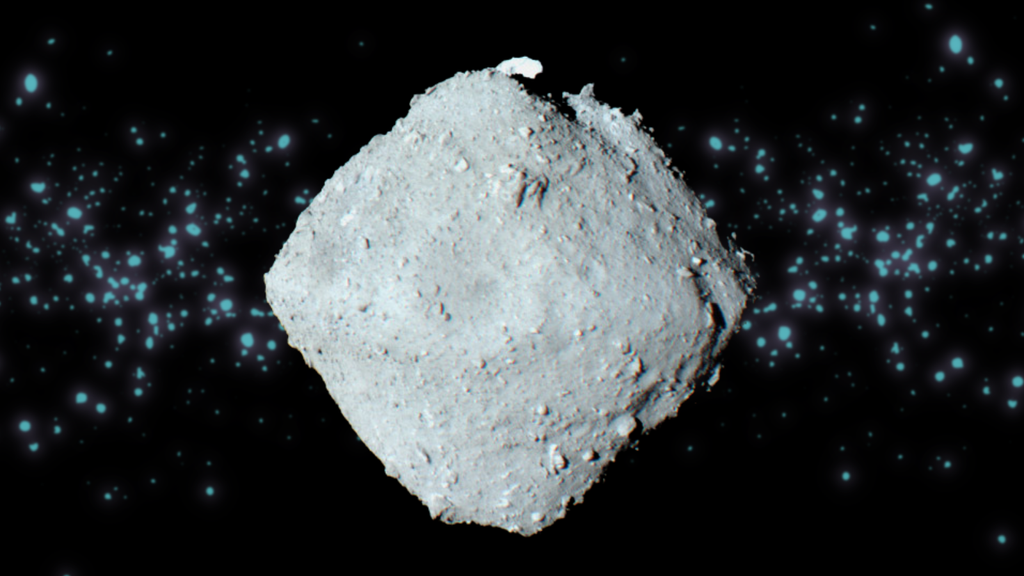 Famous asteroid Ryugu may have been bombarded by a swarm of tiny space ...