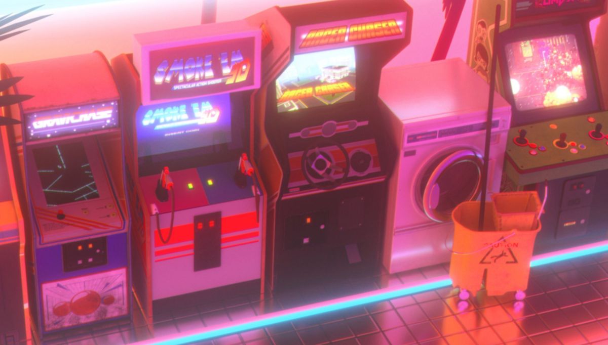 Convert your dad's boring laundromat into a ripping arcade in Arcade ...