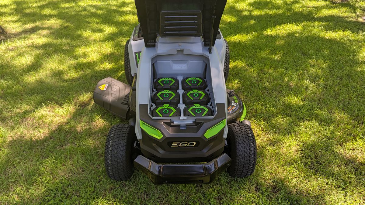 EGO TR4204 Power+ 42in T6 Lawn Tractor review: a battery-powered riding ...