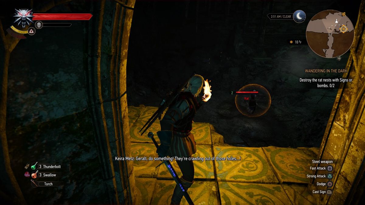 The Witcher 3 Wandering in the Dark quest and how to escape from the ...