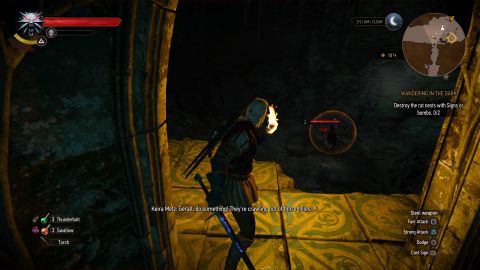 The Witcher 3 Wandering in the Dark quest and how to escape from the ...