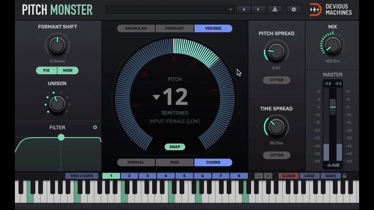 Devious Machines’ Pitch Monster plugin can create big harmonies or ...