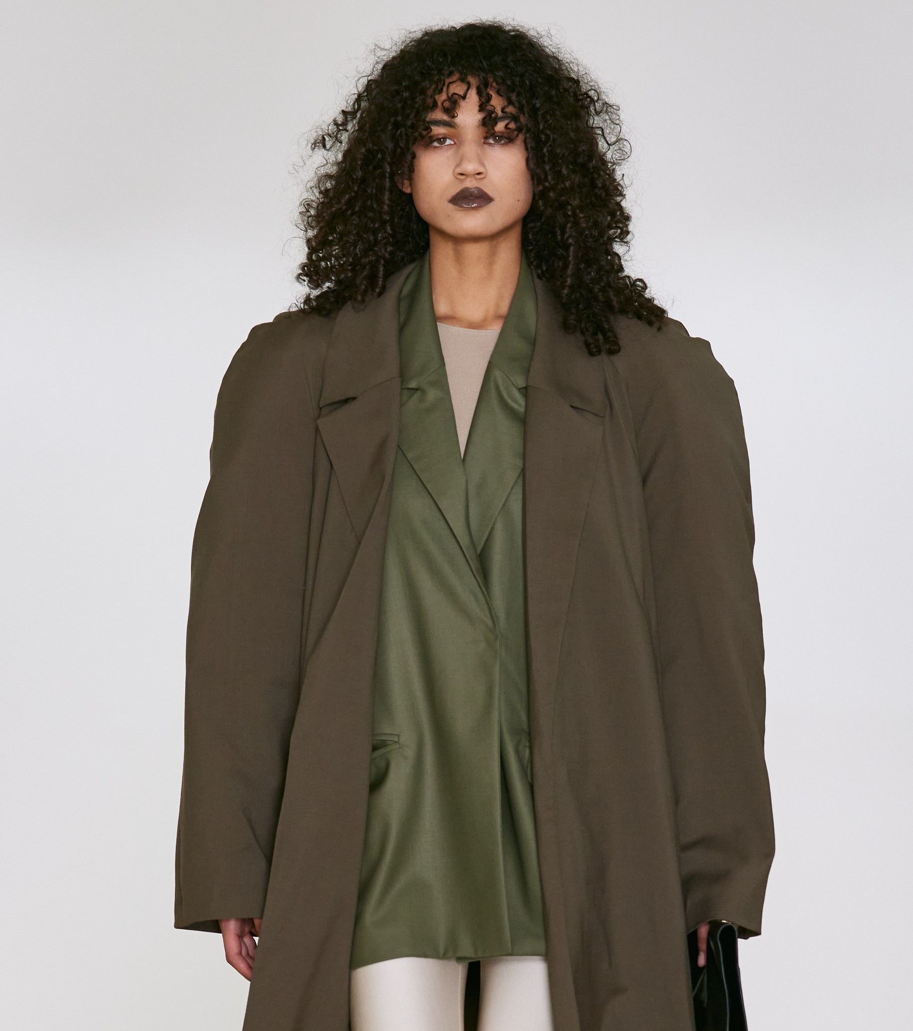 Abra A/W 2025 beauty: furry wigs and ‘greige’ lipstick | Wallpaper*