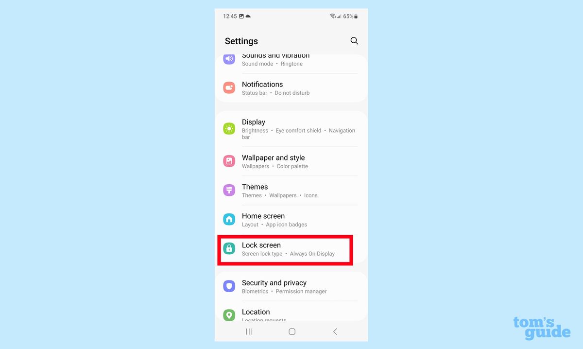 How to manage lock screen notifications on the Galaxy S23 | Tom's Guide