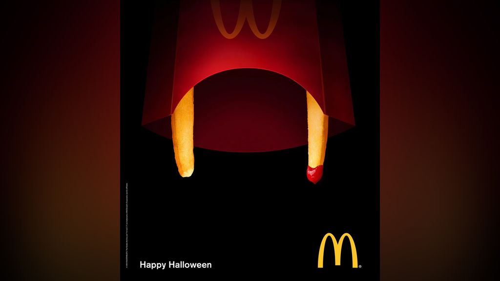 These spooky McDonald’s ads are minimalist perfection | Creative Bloq