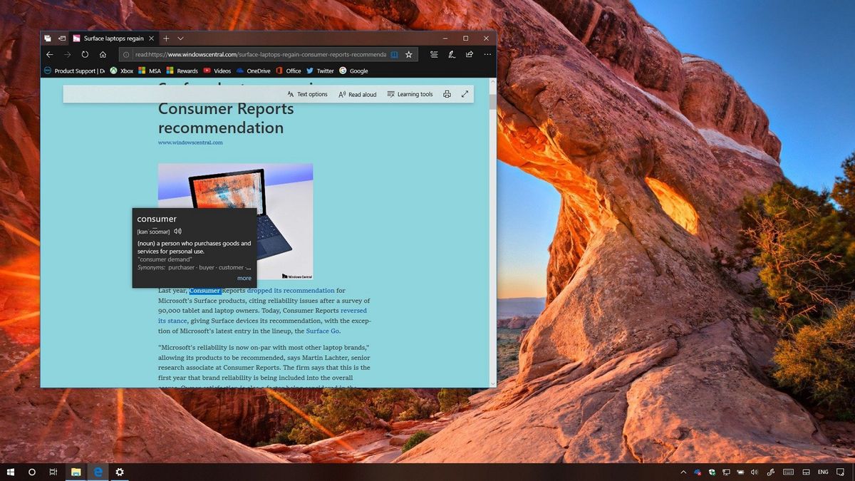 How to use the built-in dictionary on Microsoft Edge | Windows Central