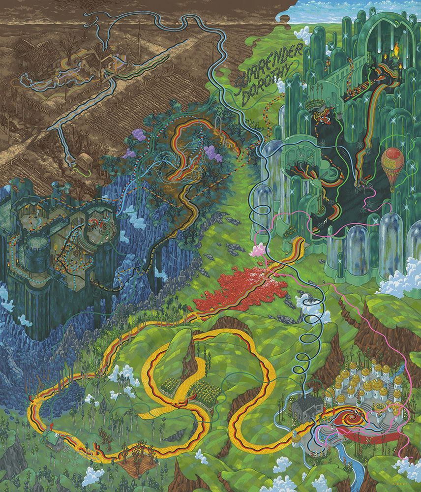 Movie fans will love these illustrated movie maps | Creative Bloq