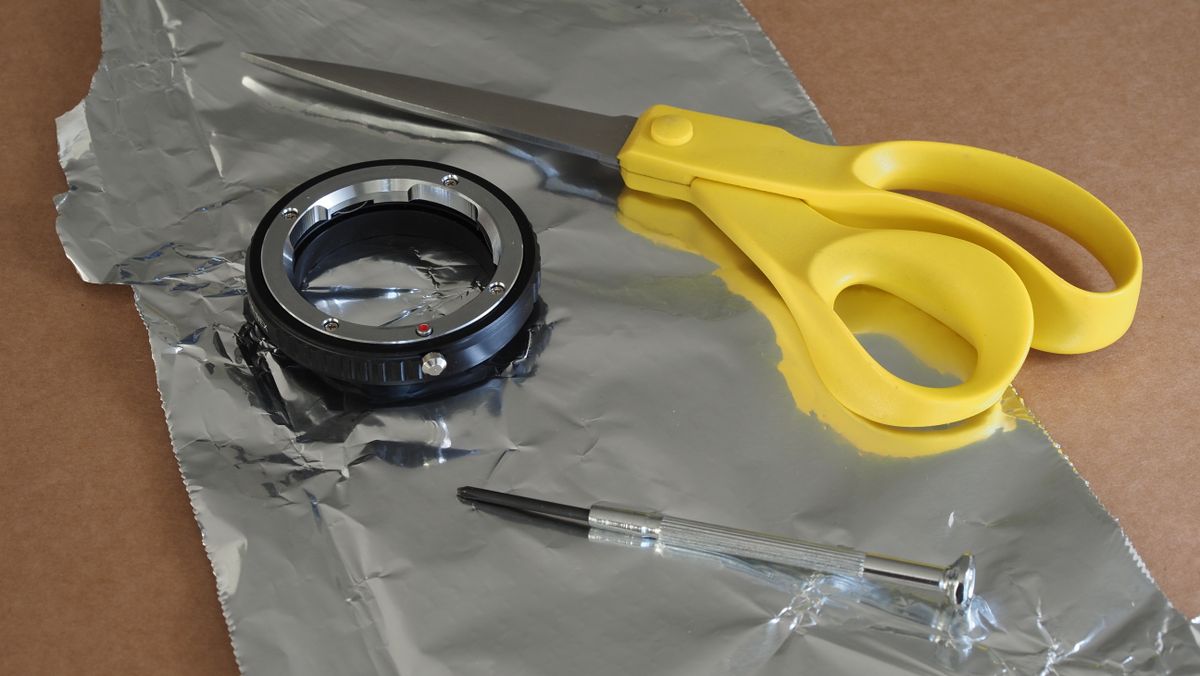 How I fixed my lens’s focus with kitchen foil and a pair of scissors ...