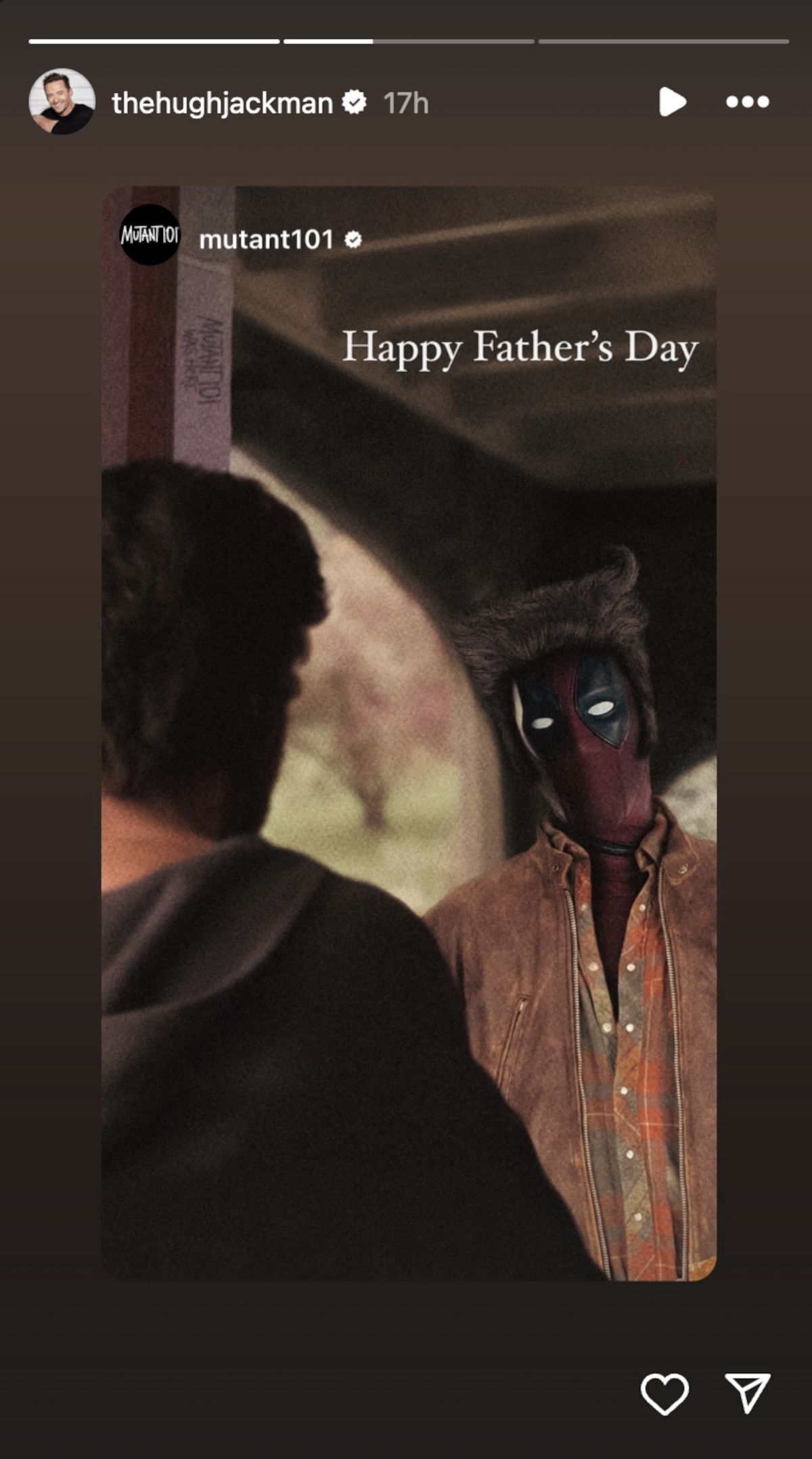Hugh Jackman Celebrated Father’s Day With Wild Deadpool And Wolverine ...