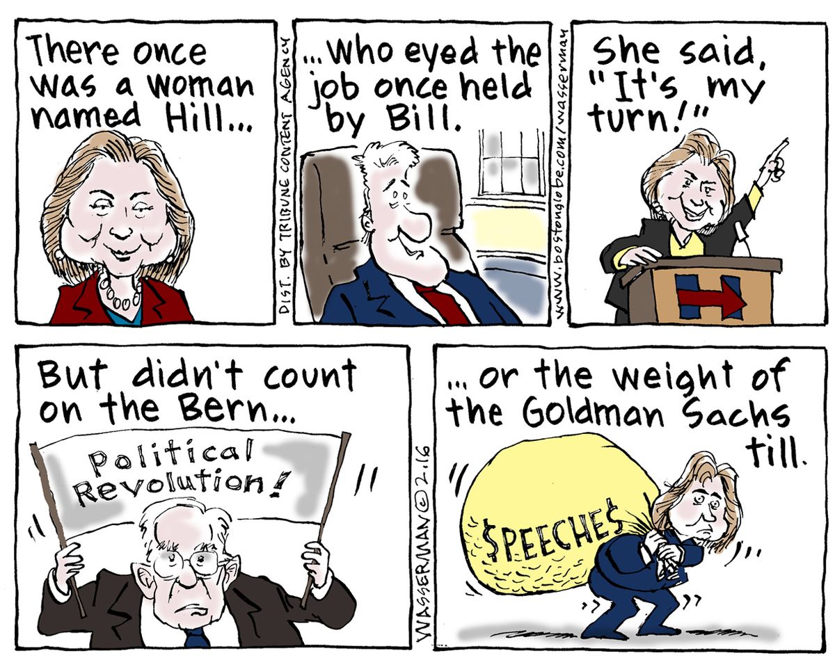 Political cartoon U.S. Hillary 2016 | The Week