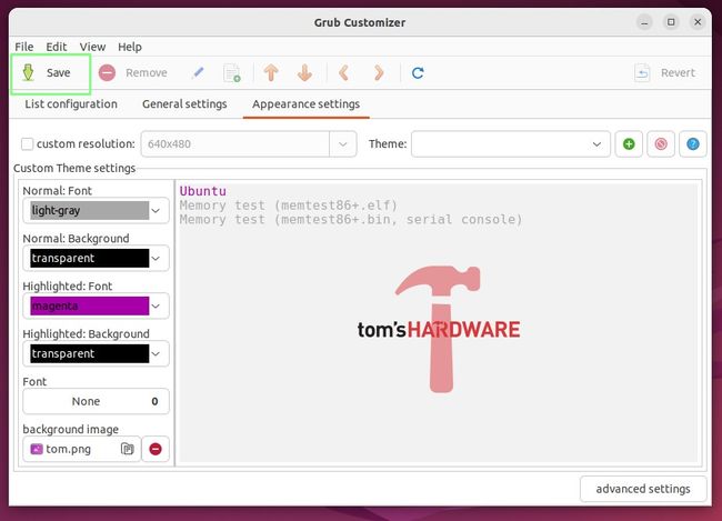 How to Create Custom Grub Menu Backgrounds for Linux Boots | Tom's Hardware
