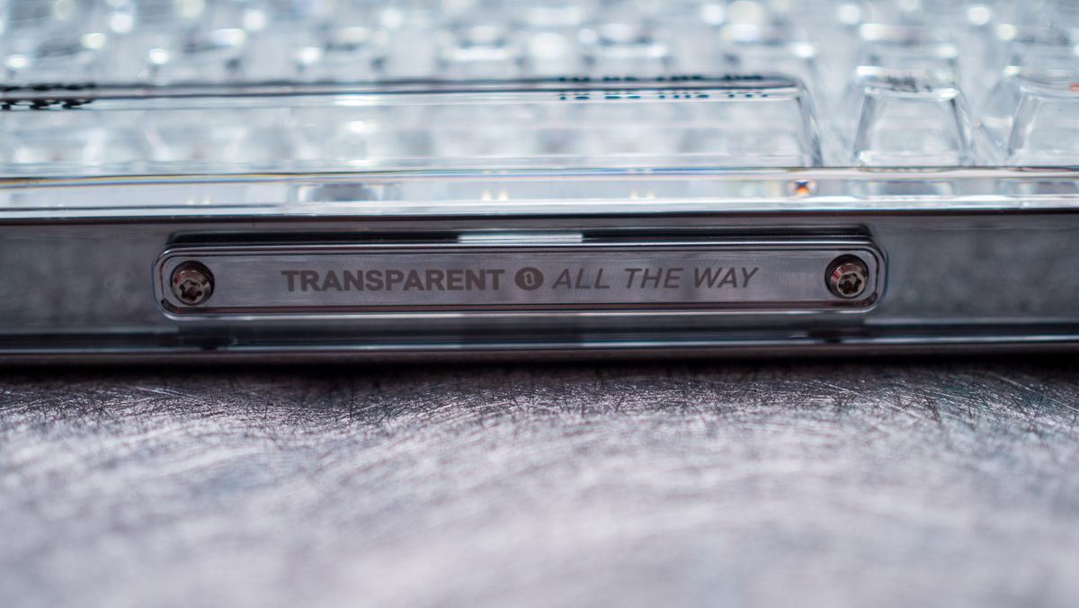 Lofree 1% is a see-through mechanical keyboard that's absolutely ...