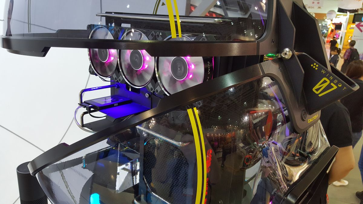 Check out the Winbot, Computex's selfie-taking smart PC case | PC Gamer