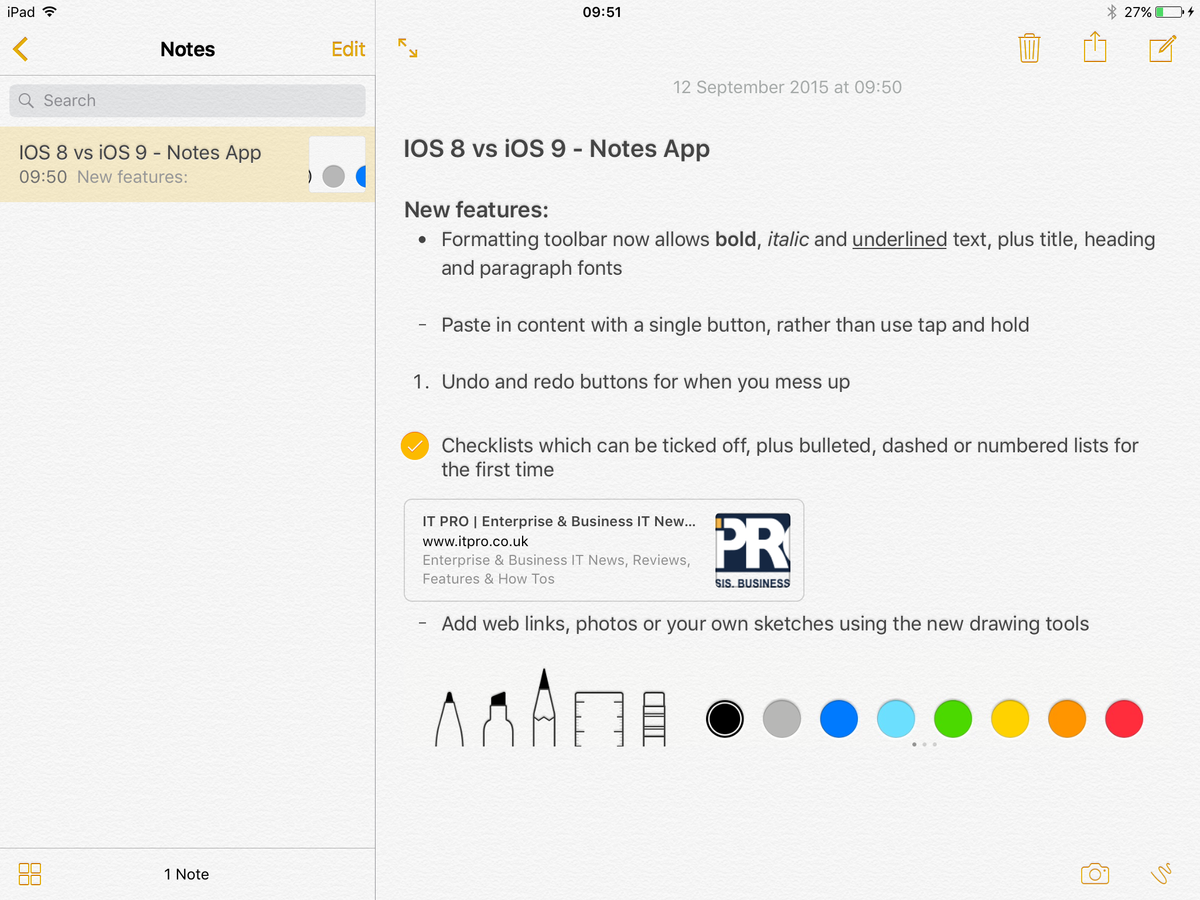 iOS 8 vs iOS 9: What's new, what's changed and what's important | ITPro