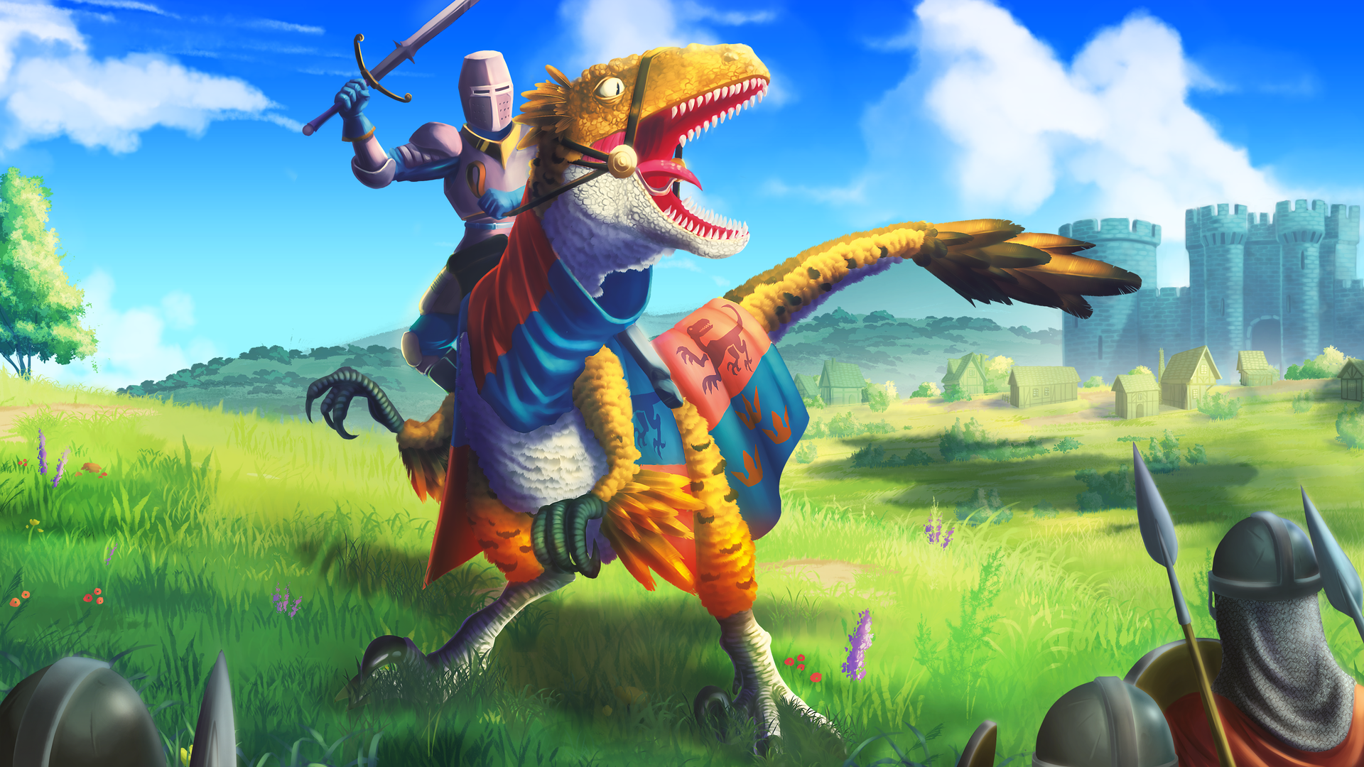 Dinolords blends action RPG combat and RTS battles in a medieval ...