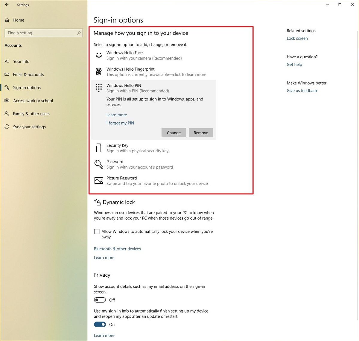 What's new with sign-in experience on Windows 10 May 2019 Update ...