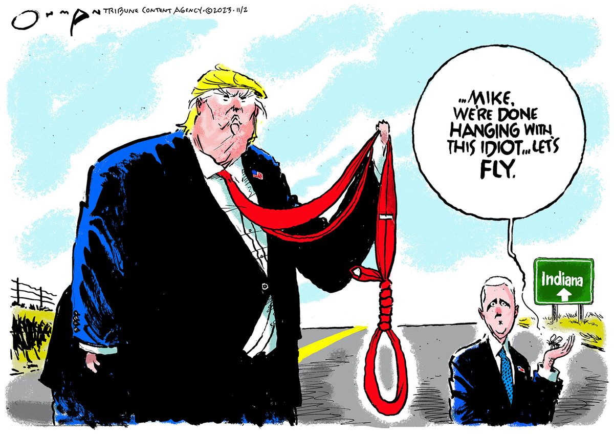 5 campaign-ending cartoons about Mike Pence | The Week