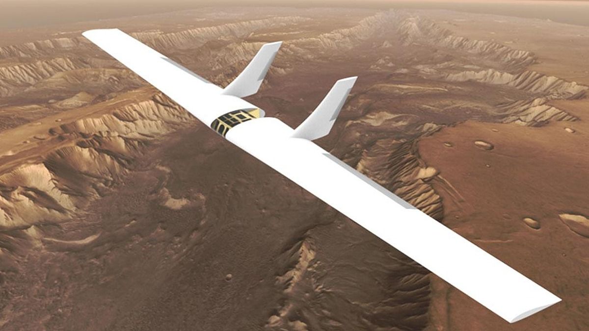 Mars sailplane prototype soars during early-stage tethered flight test ...