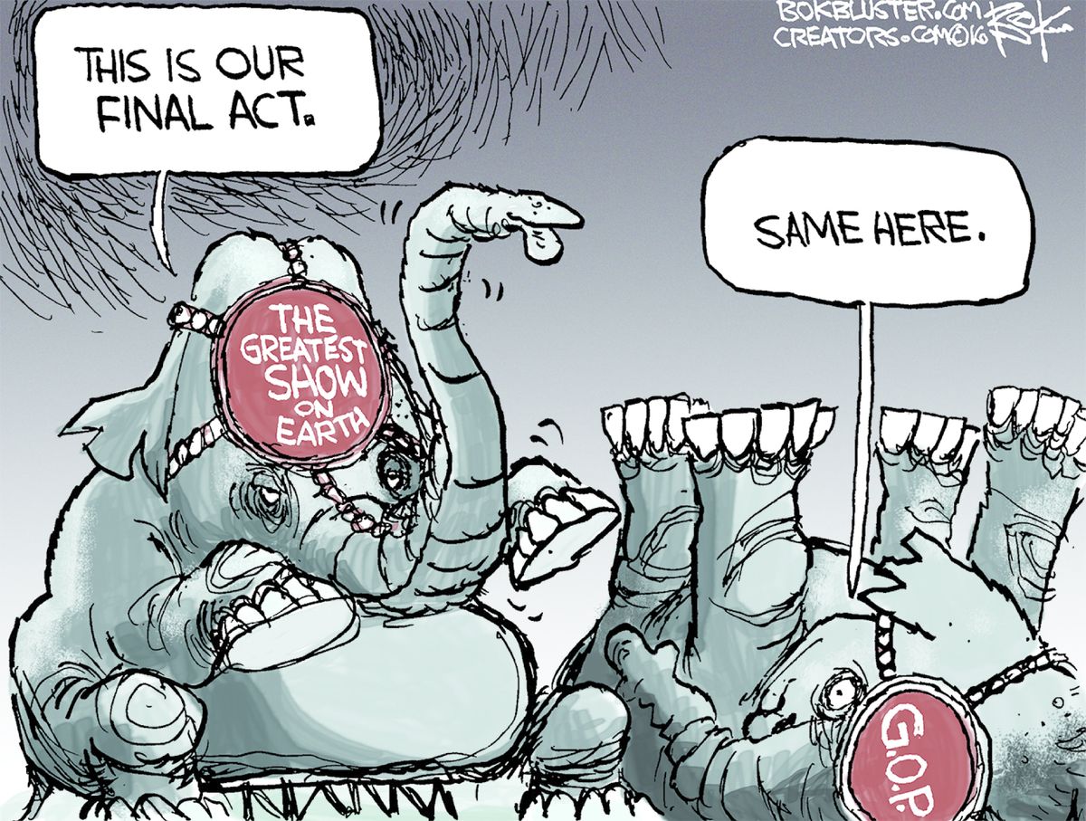 Political Cartoon U.S. GOP Final Act 2016 | The Week