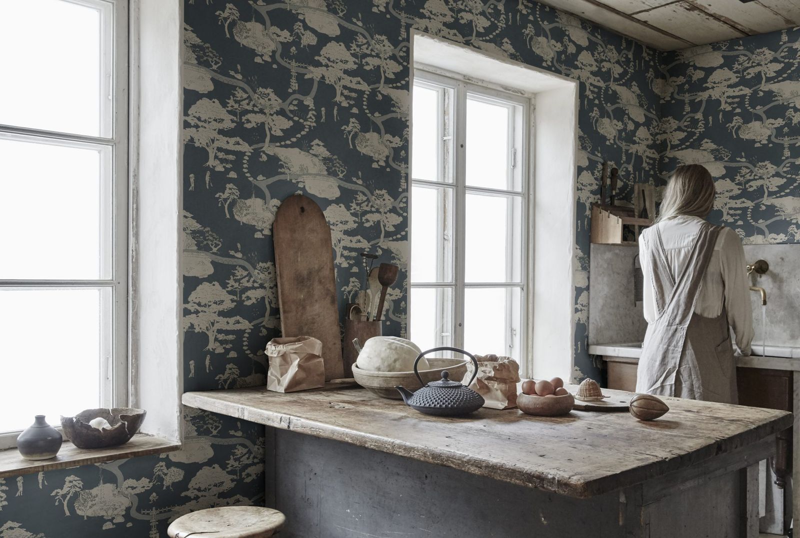 22 kitchen wallpaper ideas – modern designs to update your cooking ...