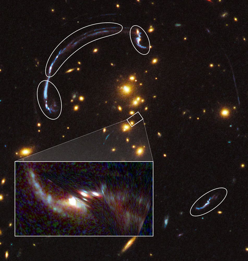 Brightest Galaxy Ever Seen With Gravity Lens Shines in Hubble Photo | Space