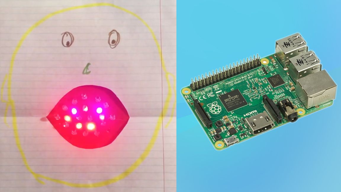 This Raspberry Pi Animated LED Mouth Makes a Statement | Tom's Hardware